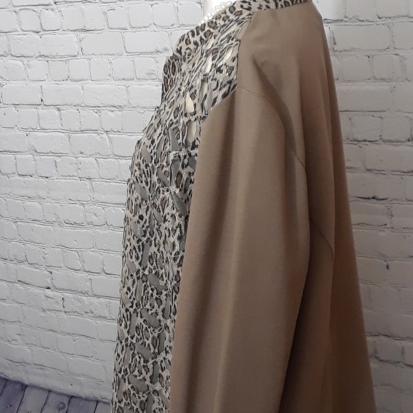 Chico's | Sweaters | Chicos Animal Leopard Print Open Duster Cardigan ...